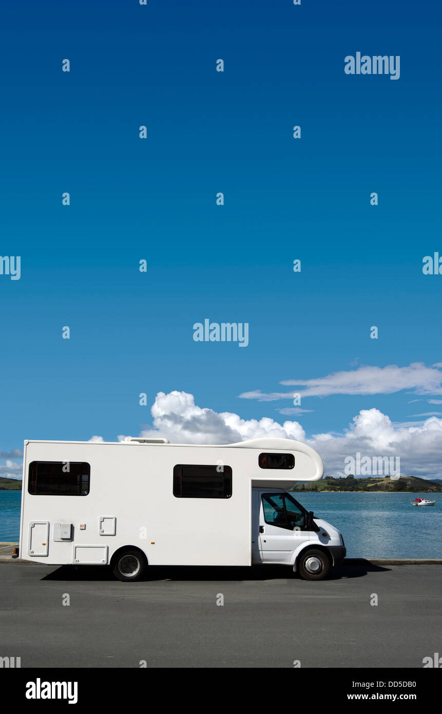 White Campervan High Resolution Stock Photography and Images - Alamy