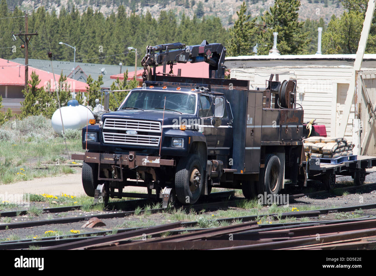 Rail truck hi-res stock photography and images - Alamy