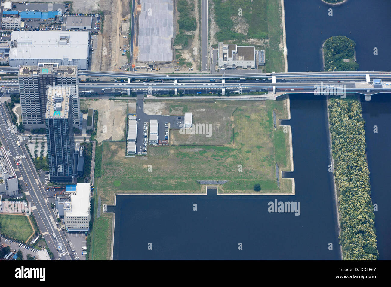 Ariake arena: Tokyo, Japan: Aerial view of proposed venue for the 2020 ...
