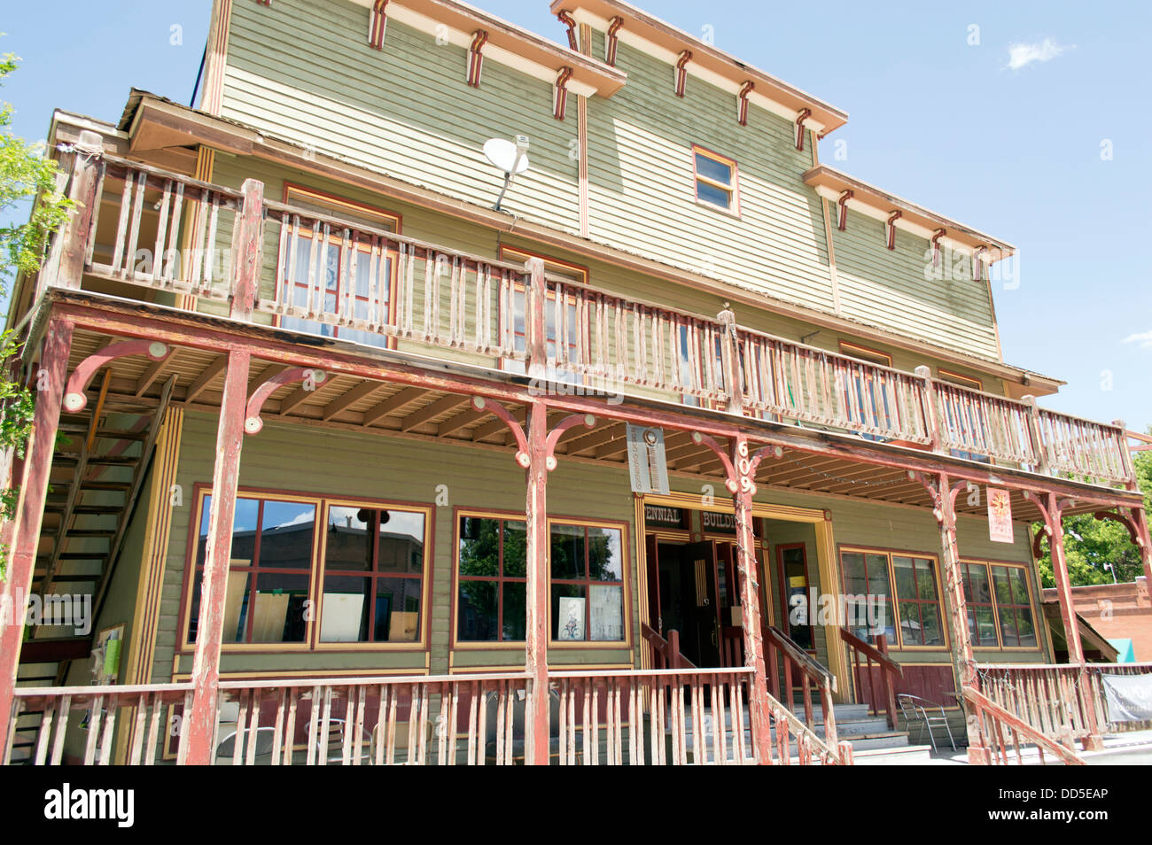 Old style building in the town of Ridgway, Colorado, USA Stock Photo ...