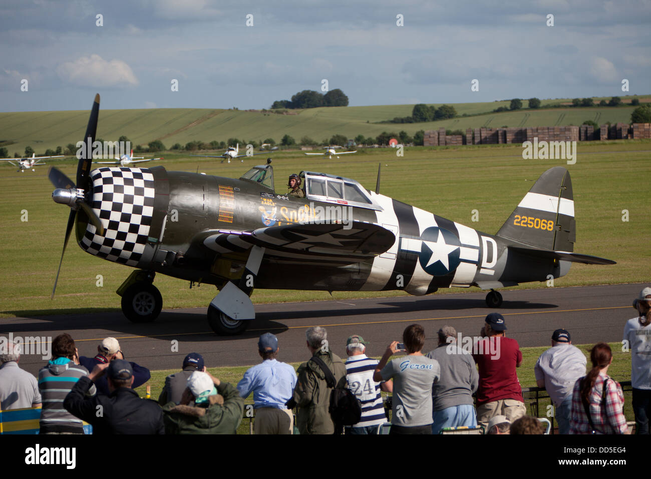 US WW11 Thunderbolt fighter aircraft at the Imperial War Museum ...