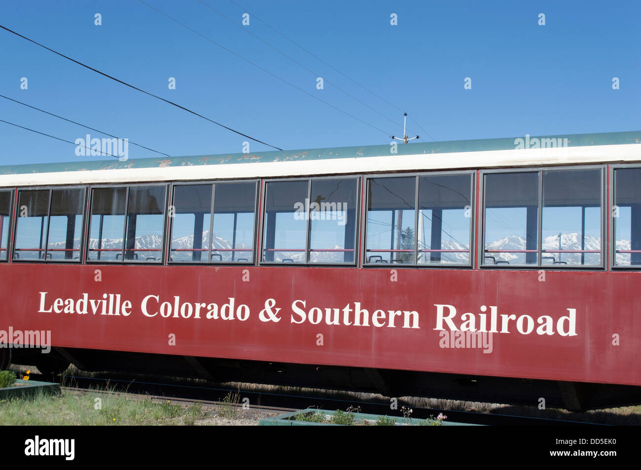 The scenic Leadville colorado railroad, out of Leadville, Colorado USA ...