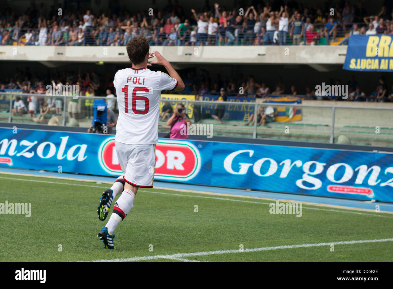 Andrea Poli (Milan), AUGUST 24, 2013 - Football / Soccer : Andrea Poli ...