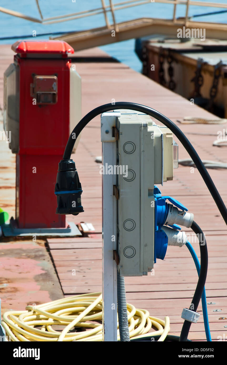 Marina power supply hi-res stock photography and images - Alamy