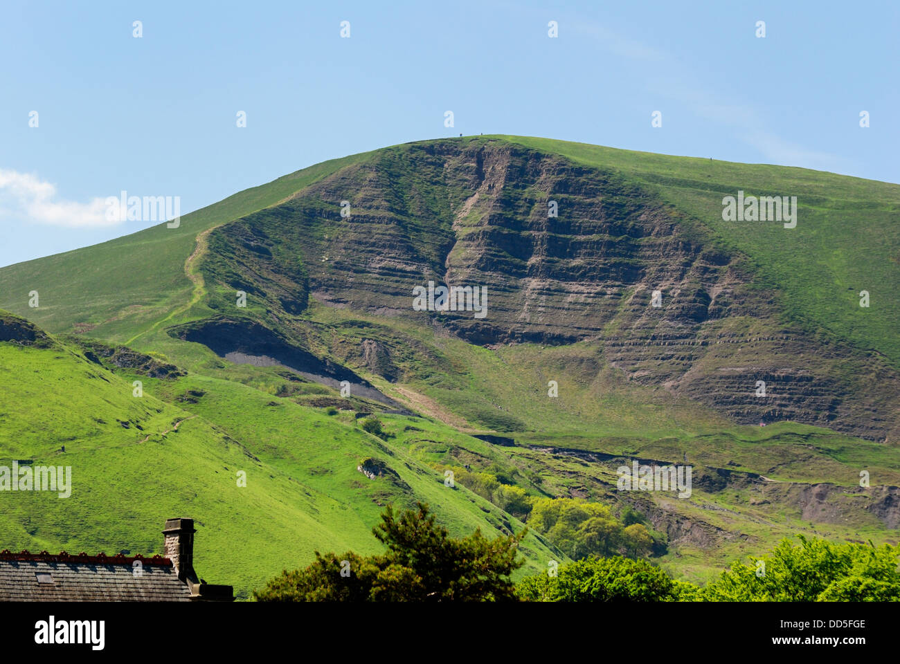 Mam Tor Castleton Derbyshire England uk Stock Photo - Alamy