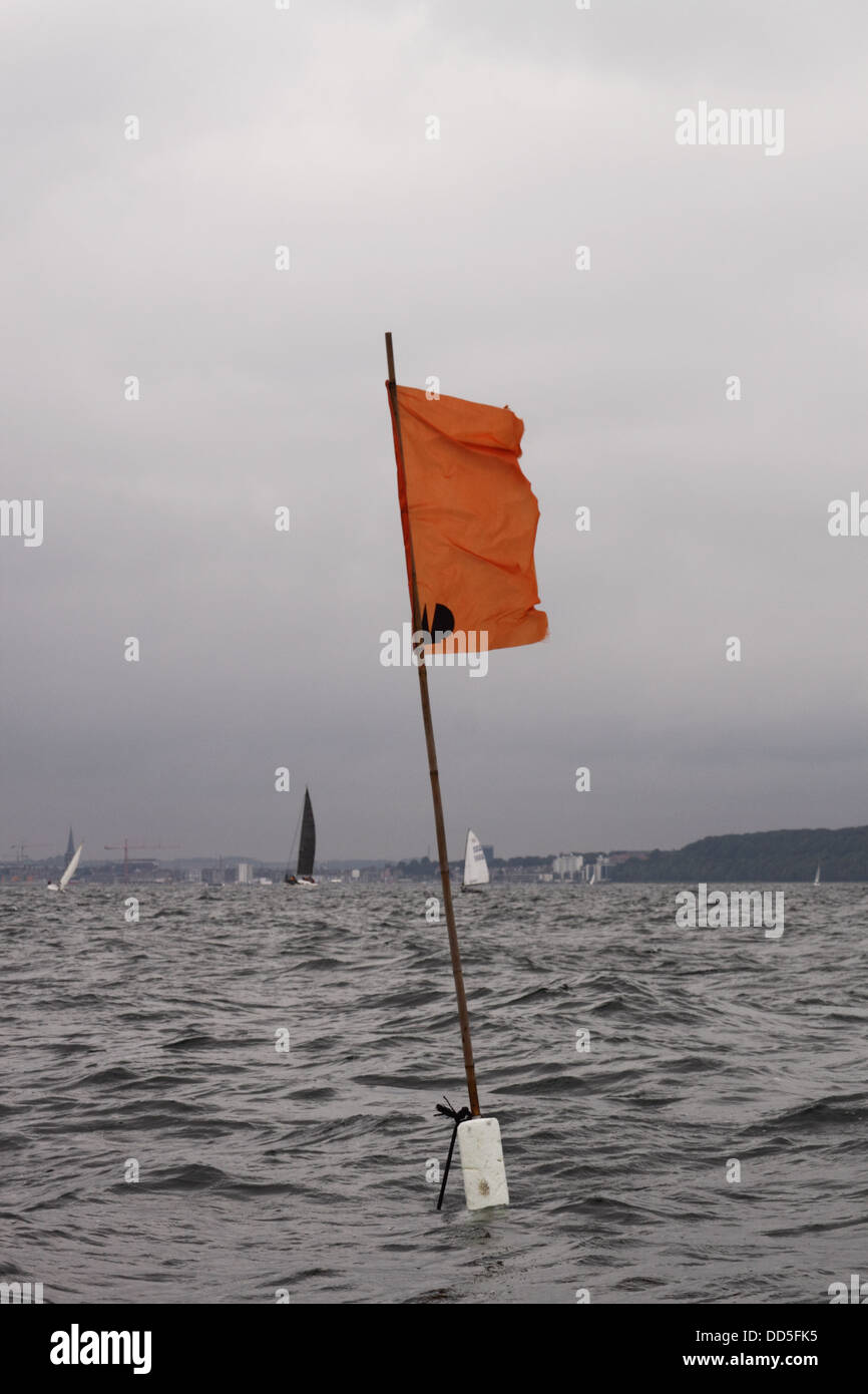 Orange line flag hi-res stock photography and images - Alamy