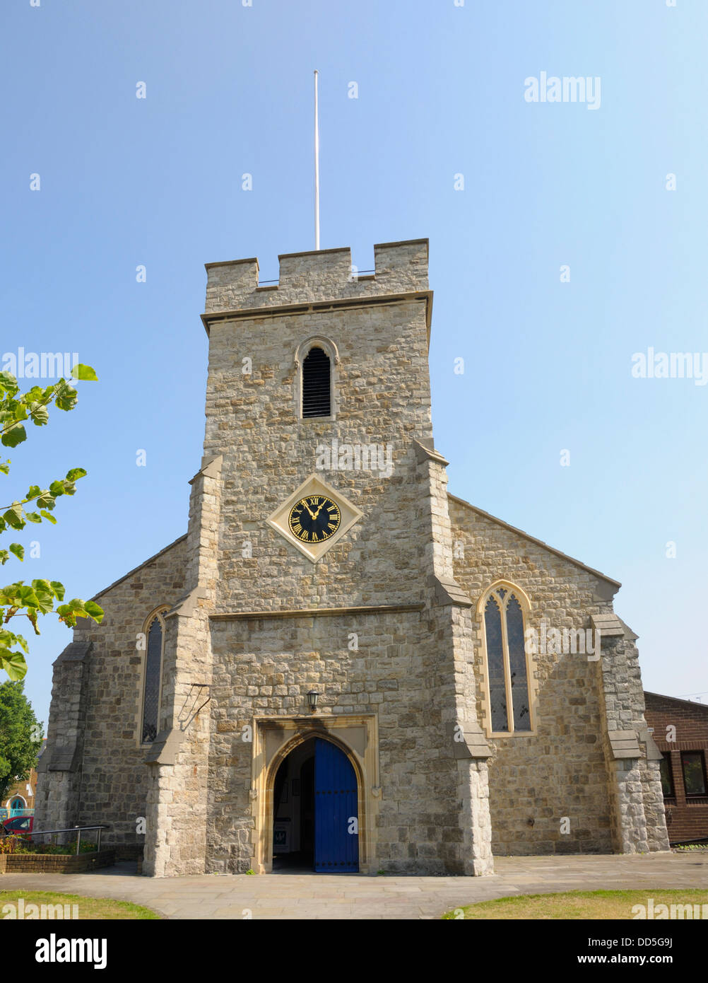 Whitstable, Kent, England, UK. St Alphege Church Stock Photo - Alamy