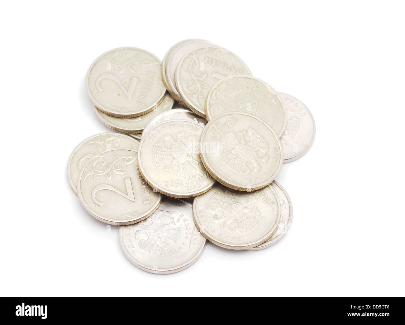 money on a white background Stock Photo - Alamy