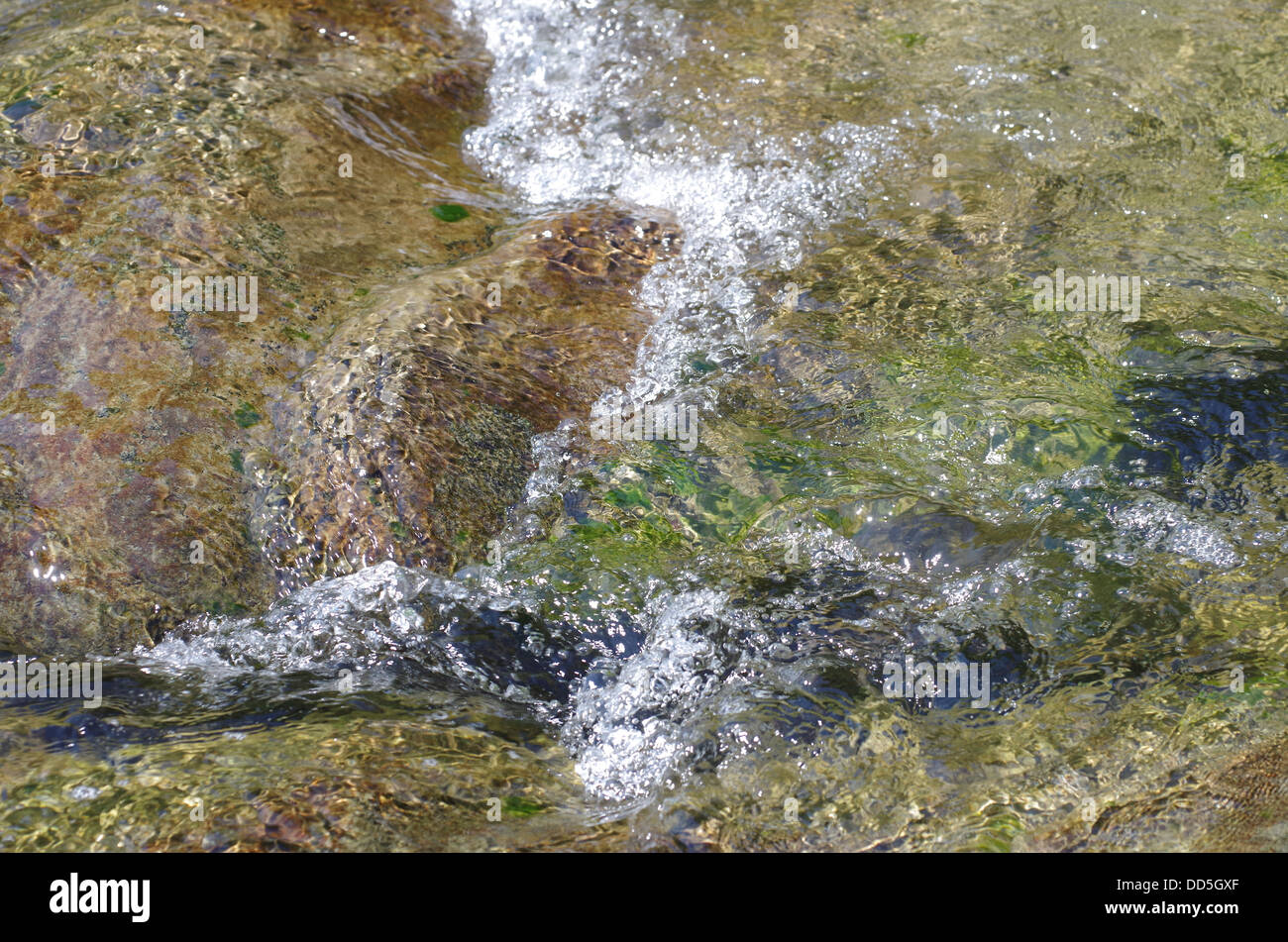 Clear mountain stream. Abstract water background Stock Photo - Alamy