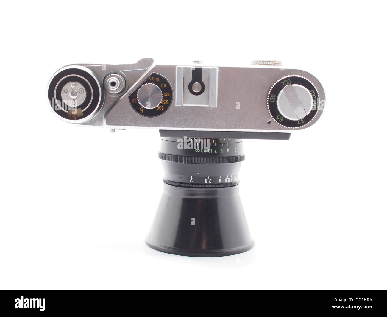 Old camera on a white background Stock Photo - Alamy