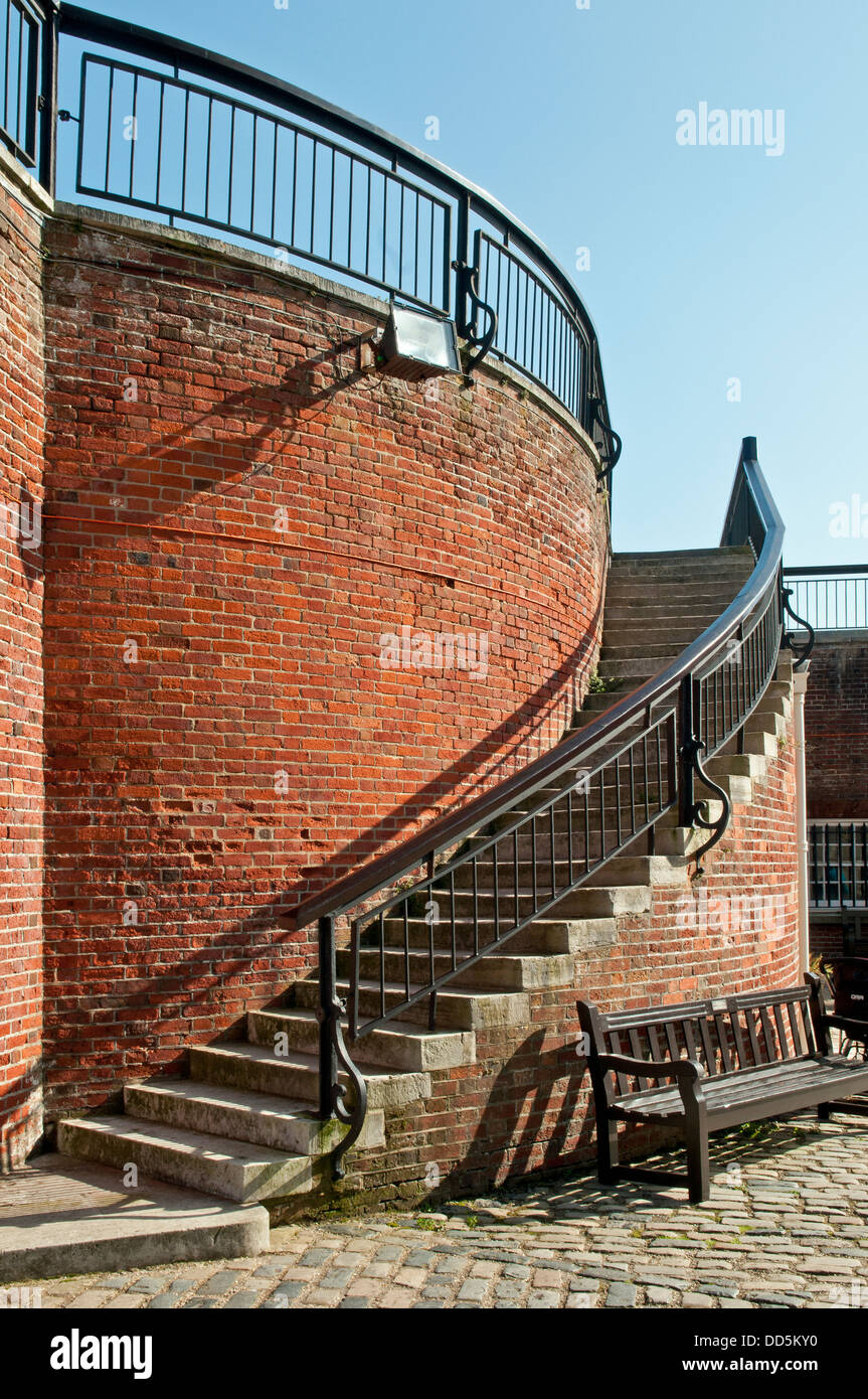 Steps, Southsea Castle Stock Photo - Alamy