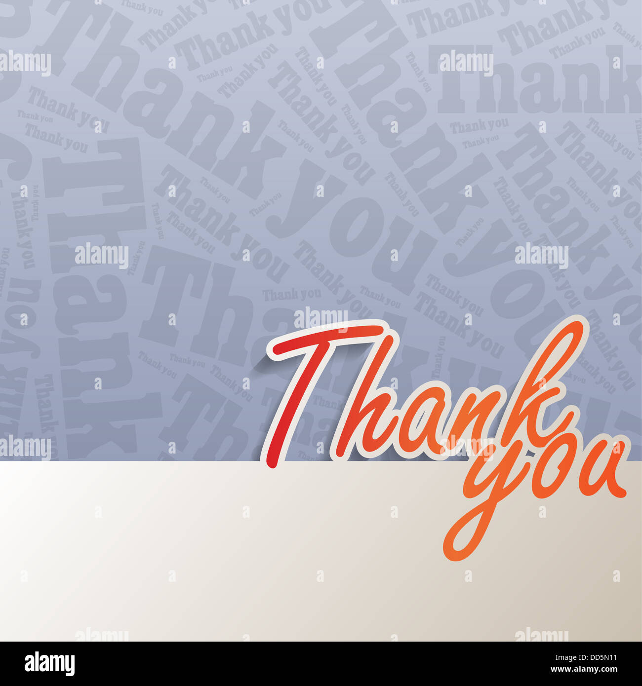 Thank you background with space for your text Stock Photo - Alamy
