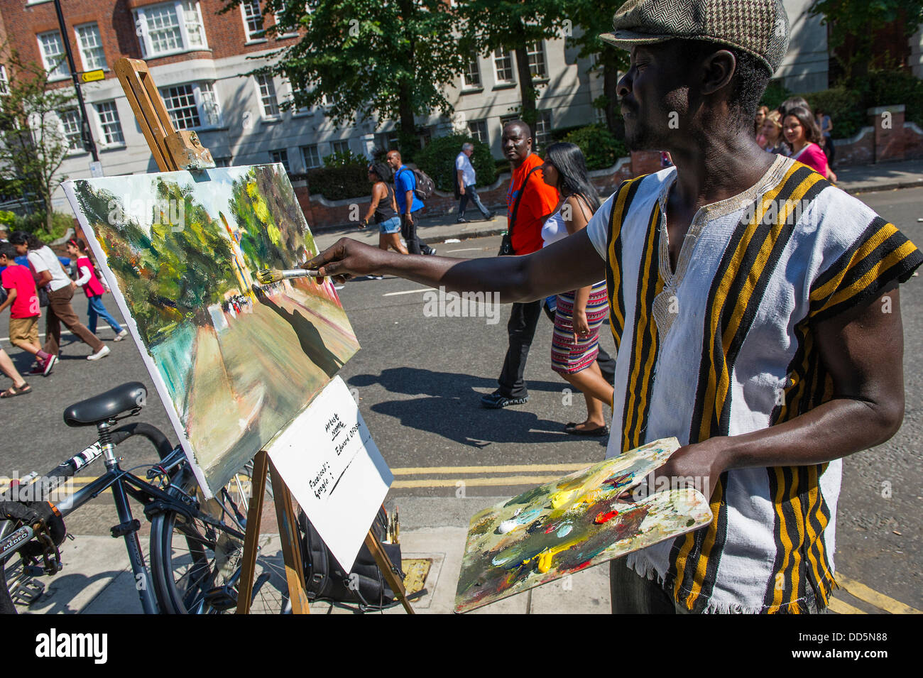Artist painting notting hill carnival hi-res stock photography and ...