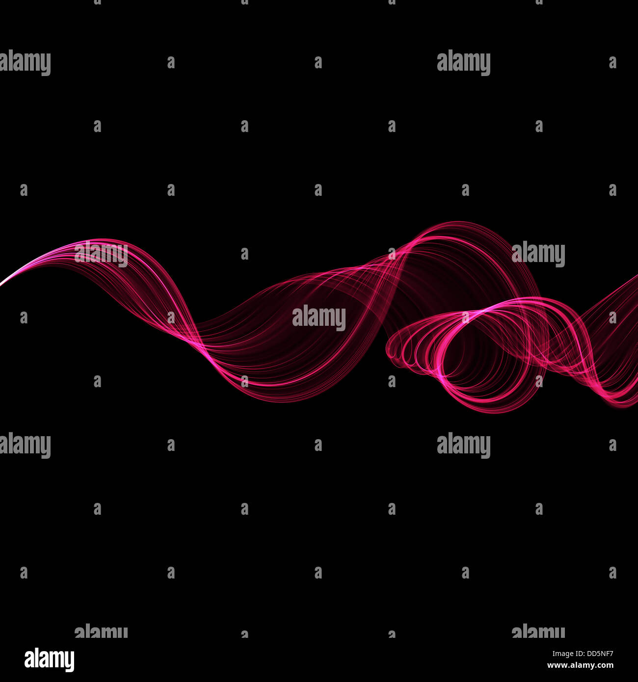 abstract red ribbon waves Stock Photo - Alamy