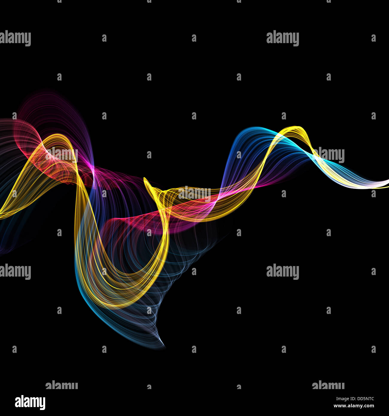 abstract colorful twisted waves Stock Photo - Alamy