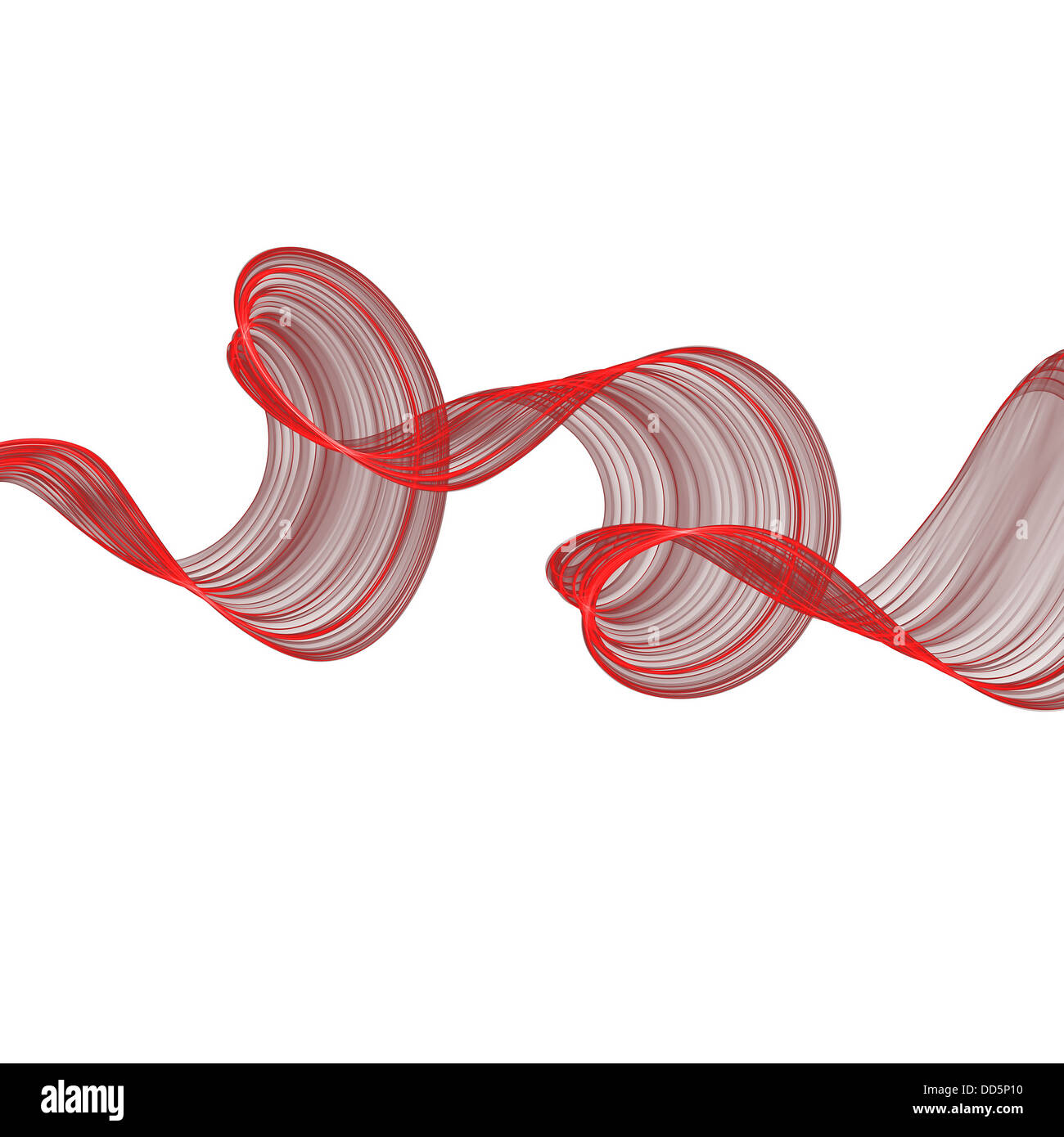 abstract red twisted waves Stock Photo - Alamy