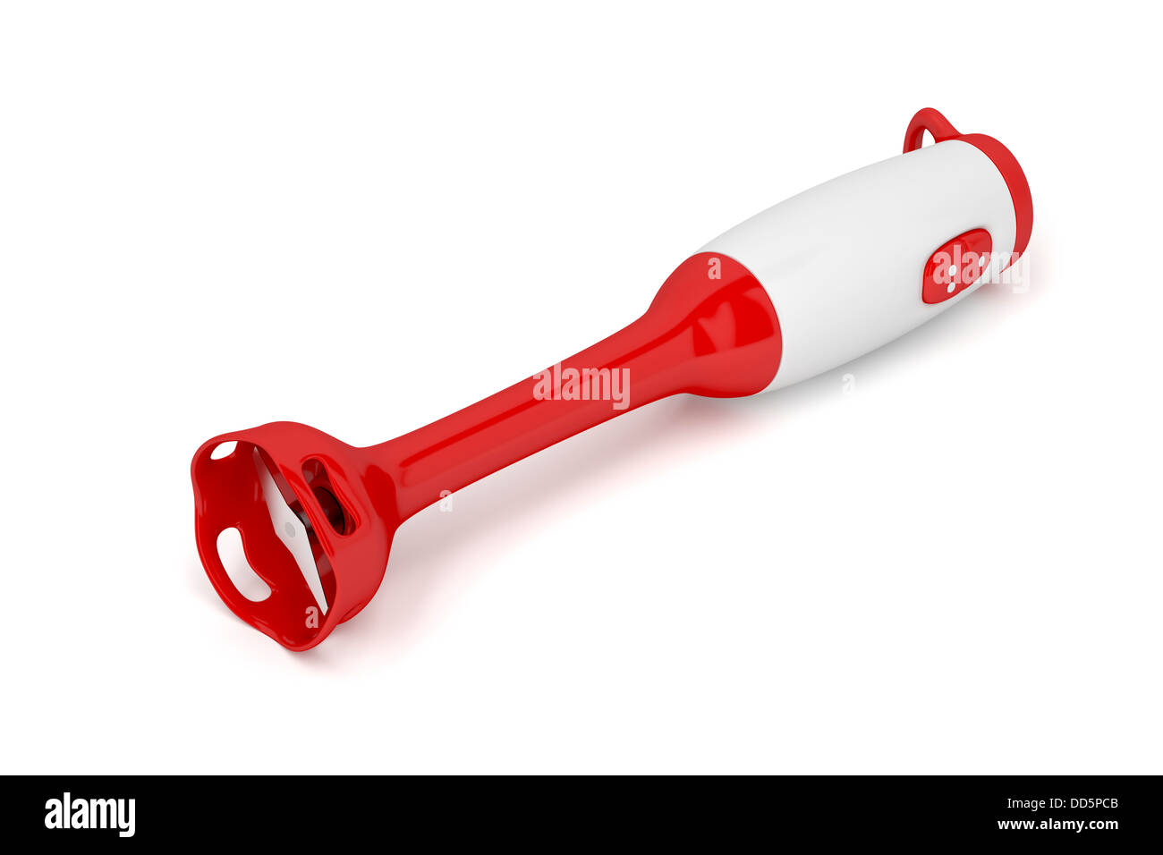 Hand blender on white background Stock Photo - Alamy