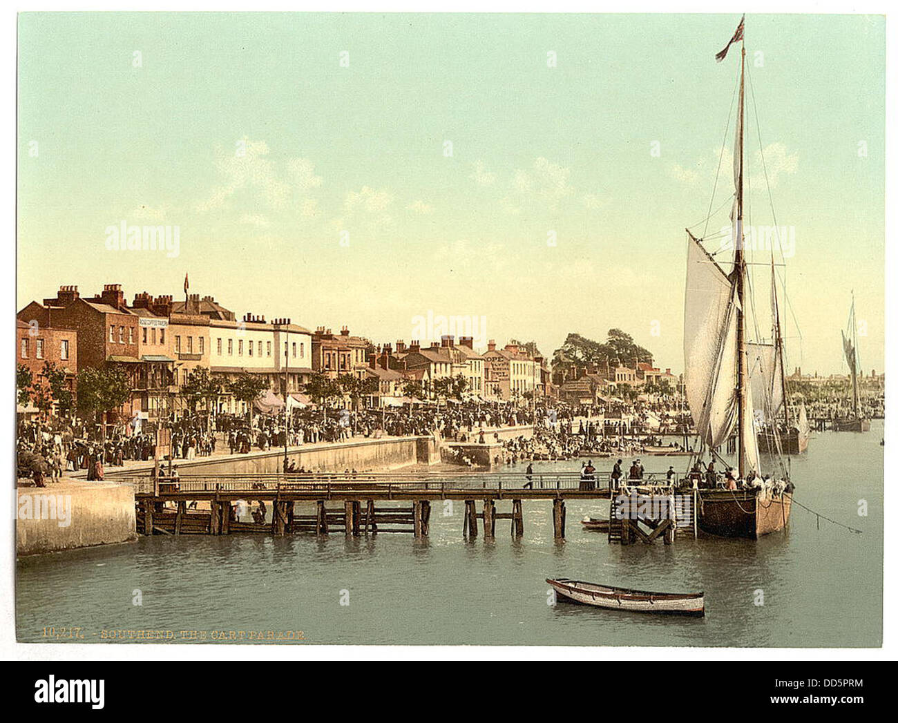 [The East Parade (i.e., promenade) and yachts, Southend-on-Sea, England ...
