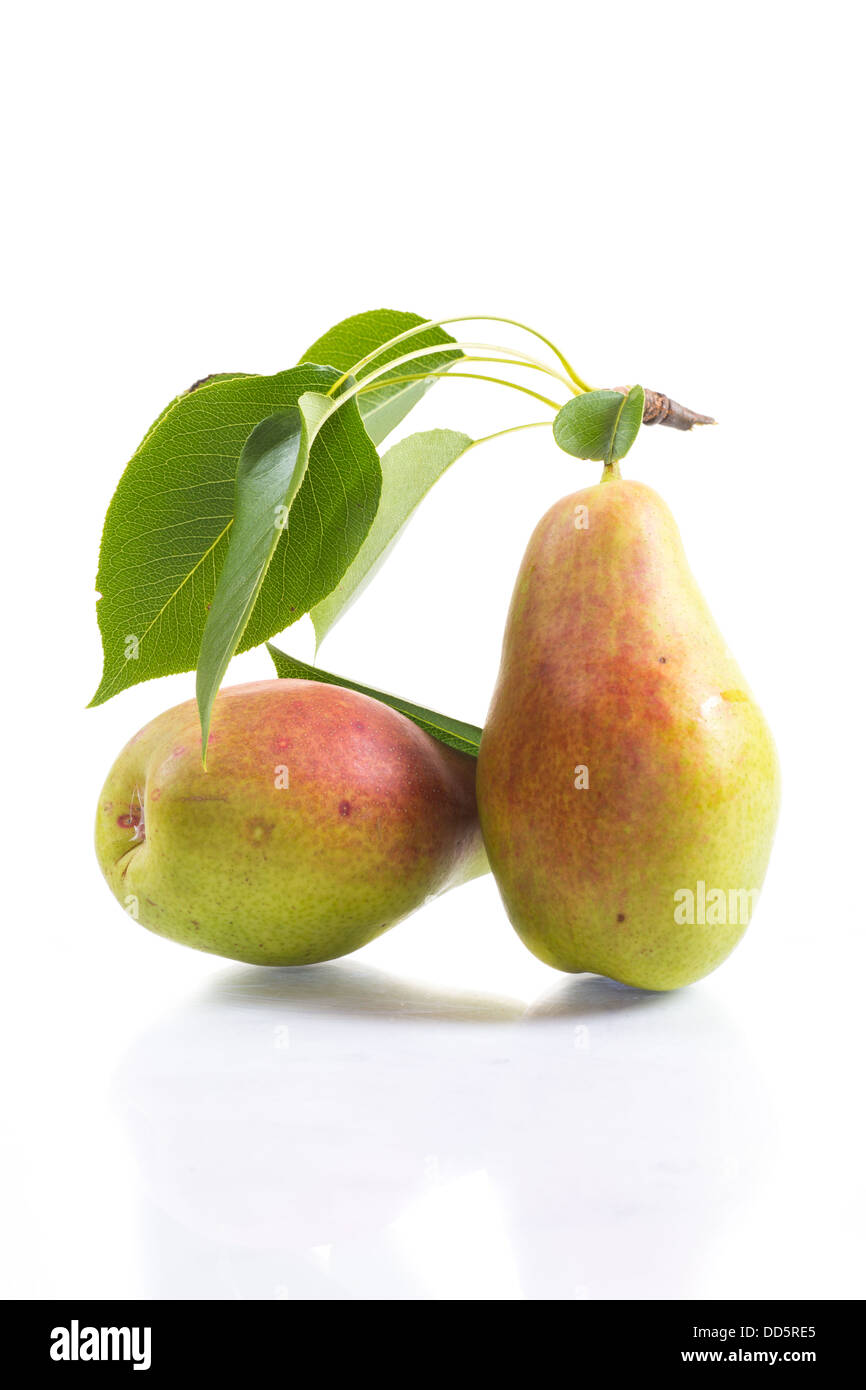 Juicy bright pear on Cut Out Stock Images & Pictures - Alamy