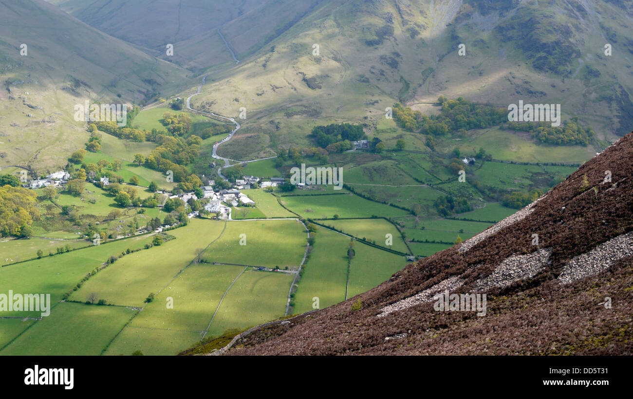 Buttermere village, Buttermere, Lake District, England, UK Stock Photo ...