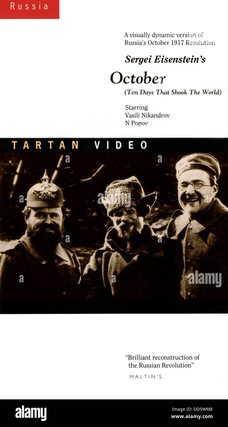 OCTOBER (1928) (TEN DAYS THAT SHOOK THE WORLD) OKTYABR (ALT) POSTER/DVD COVER SERGEI EISENSTEIN ...