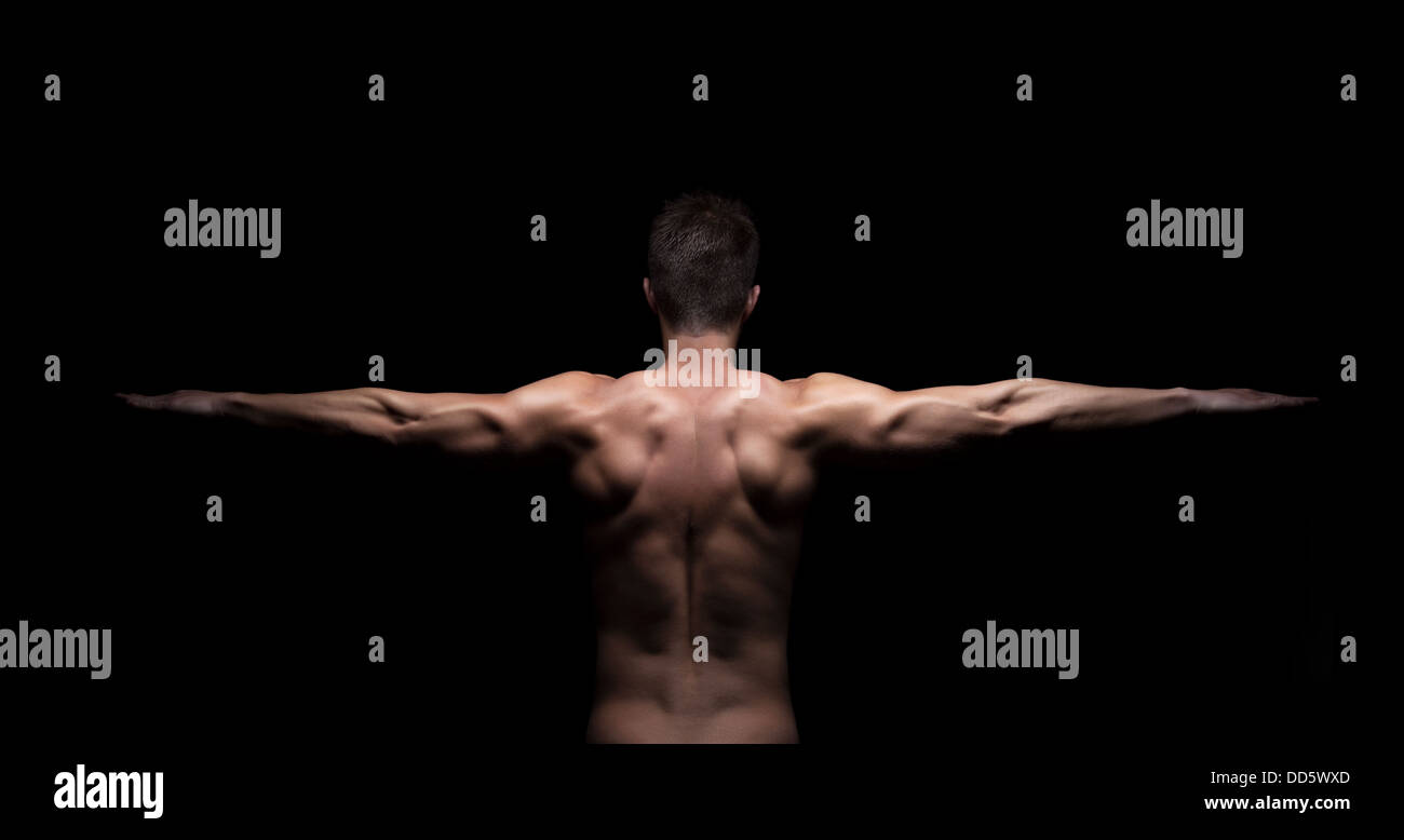 Arms behind back back view hi-res stock photography and images - Alamy