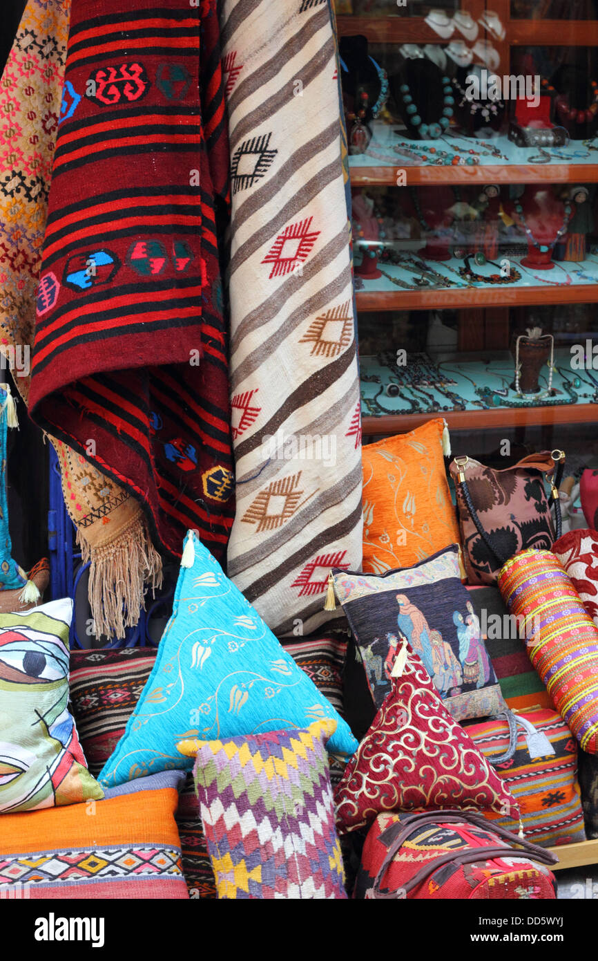 colorful fabrics and textiles Stock Photo - Alamy