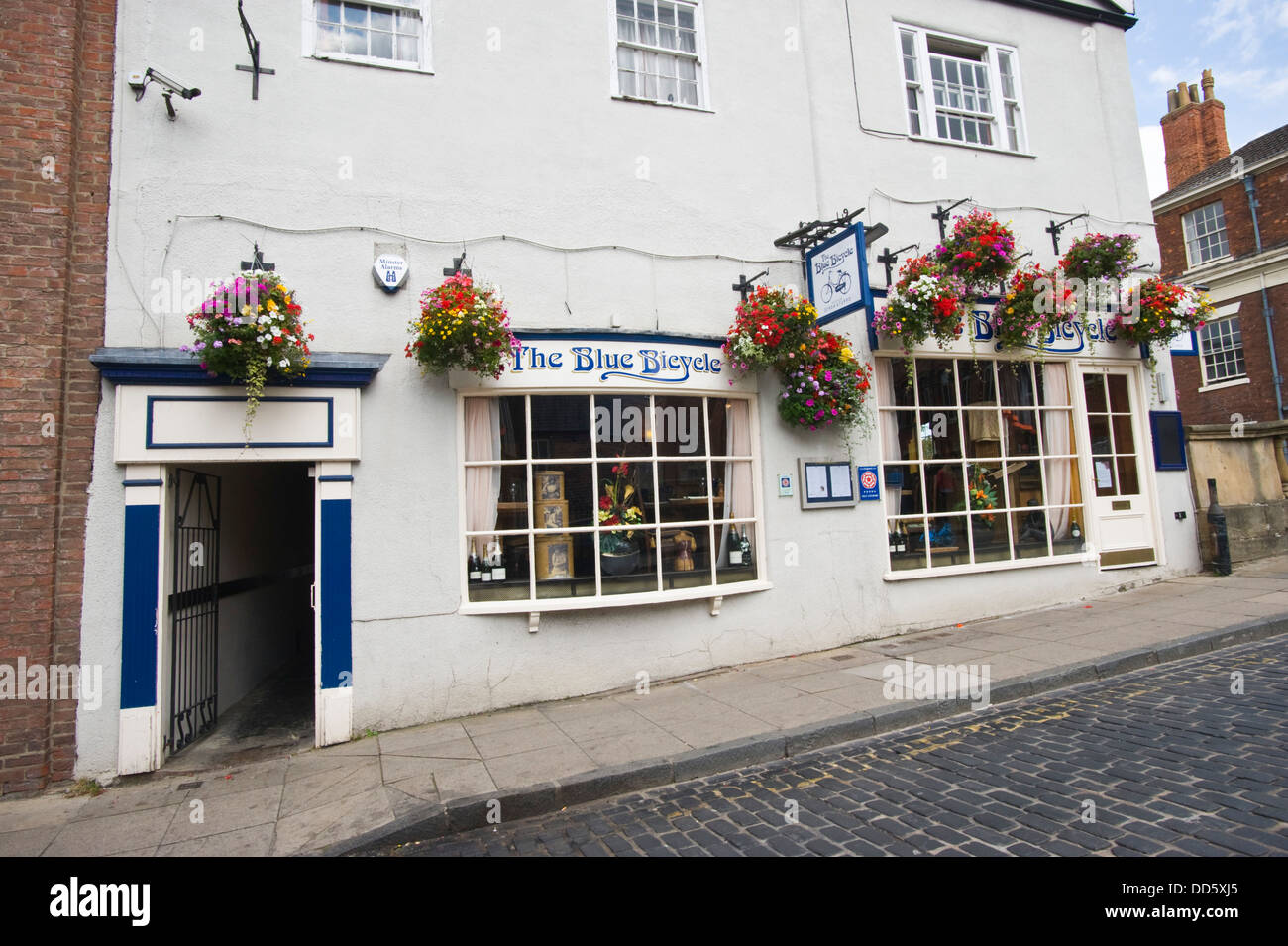 BLUE BICYCLE restaurant a former Victorian brothel at Fossgate in city ...