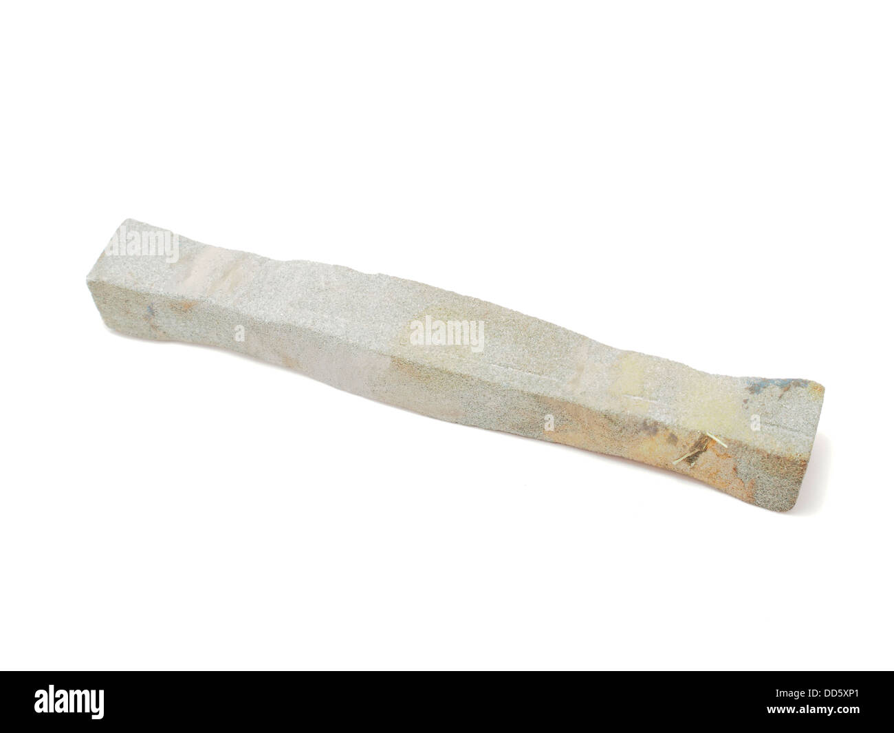 Whetstone on a white background Stock Photo - Alamy