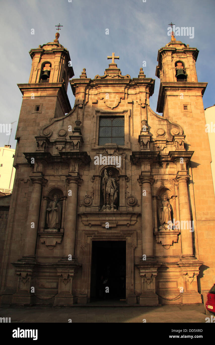 San jorge church, la coruna hi-res stock photography and images - Alamy