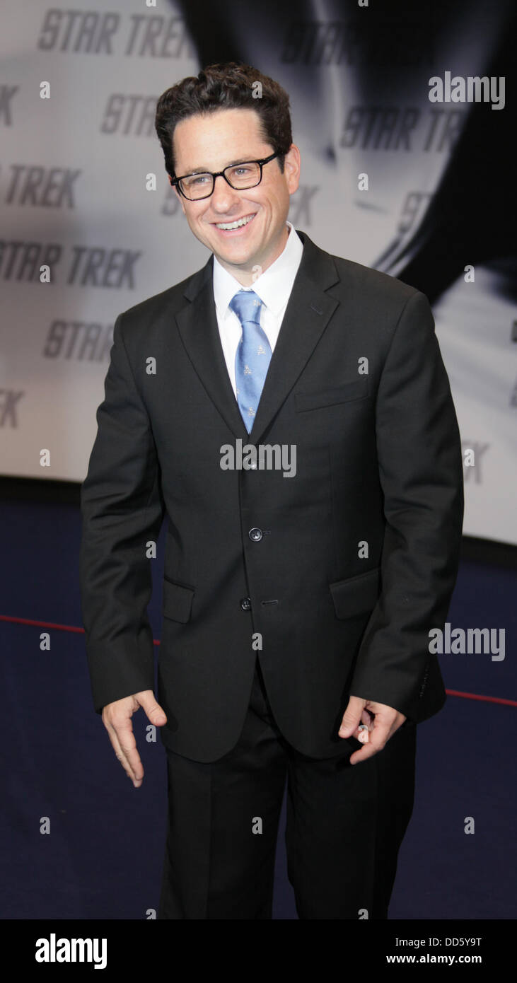 Director J.J. Abrams at the premiere of "Star Trek" in Berlin on the ...