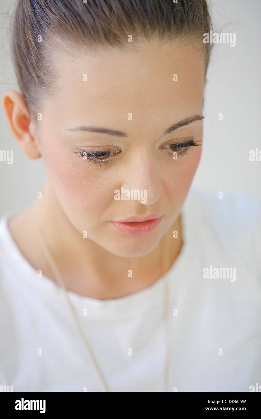 Serious Woman, Portrait Stock Photo - Alamy