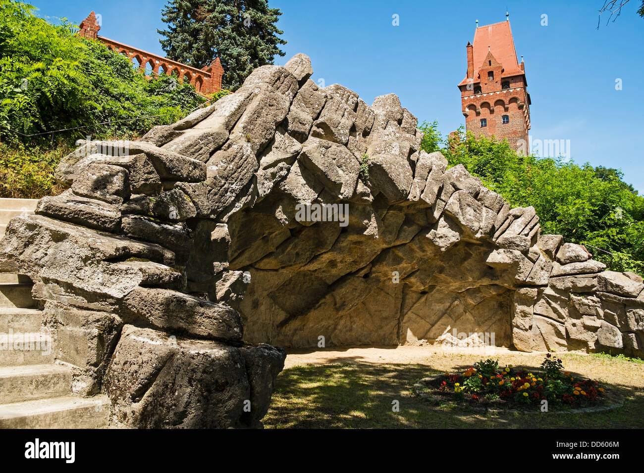 Grotto, Tangermünde Castle, Saxony-Anhalt, Germany Stock Photo - Alamy
