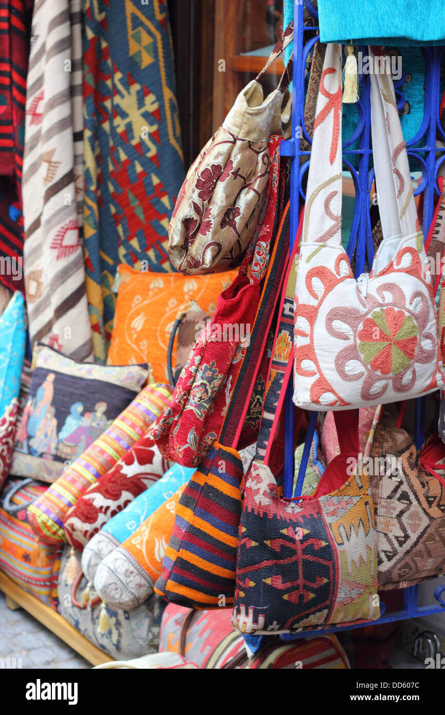 colorful fabrics and textiles Stock Photo - Alamy