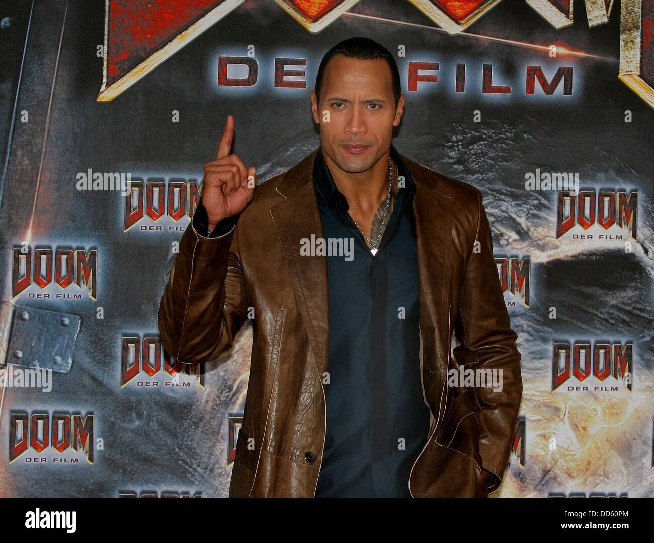 Action star Dwayne the Rock Johnson at the photocall of the film "Doom ...