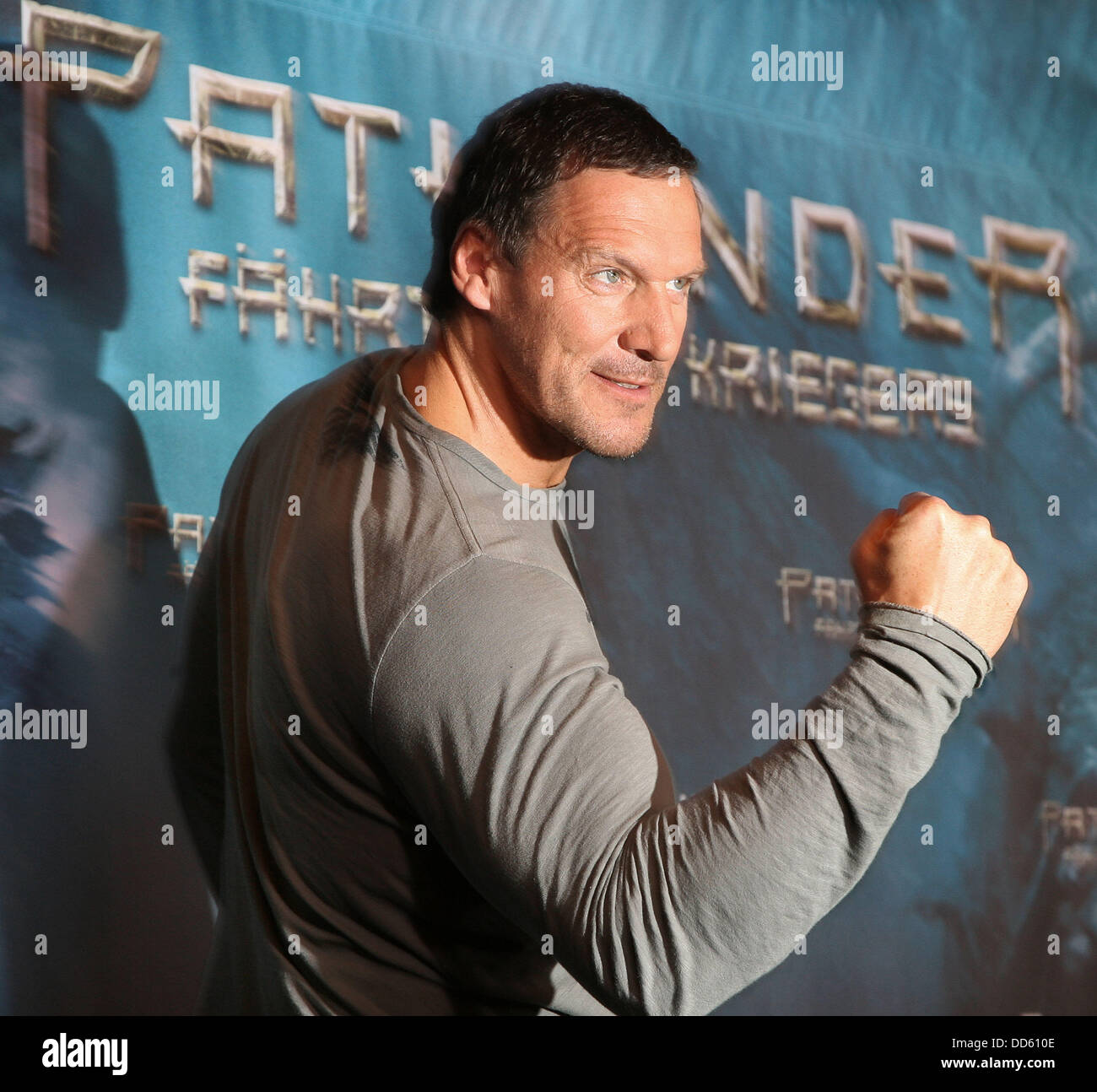Actor Ralf Moeller at the photocall of the fantasy film "Pathfinder" in ...