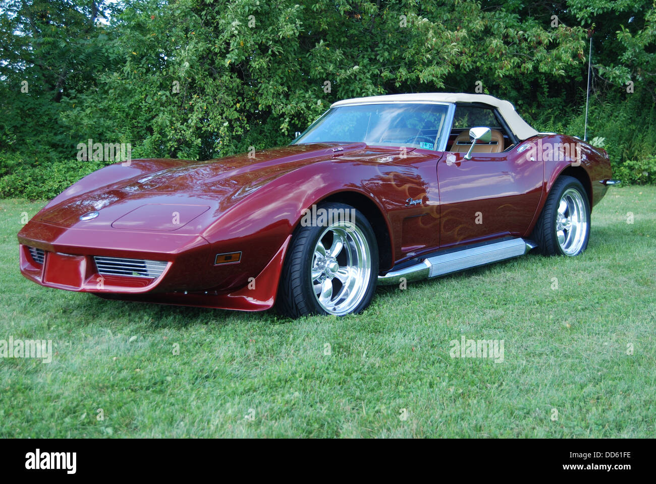 1973 Corvette Convertible Stock Photo - Alamy