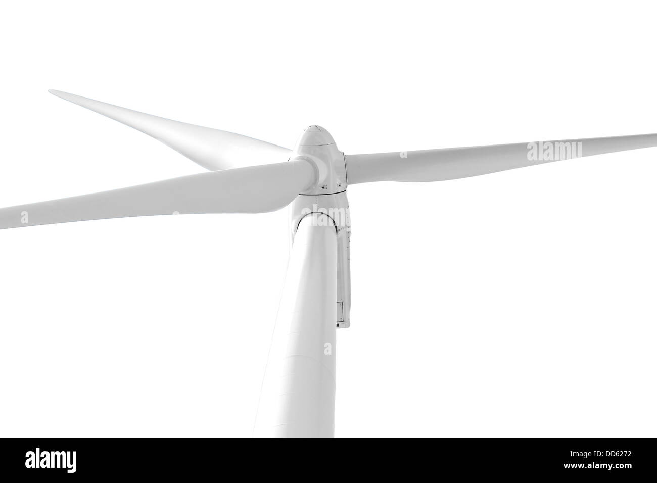 Wind turbine electricity generator on Black and White Stock Photos ...