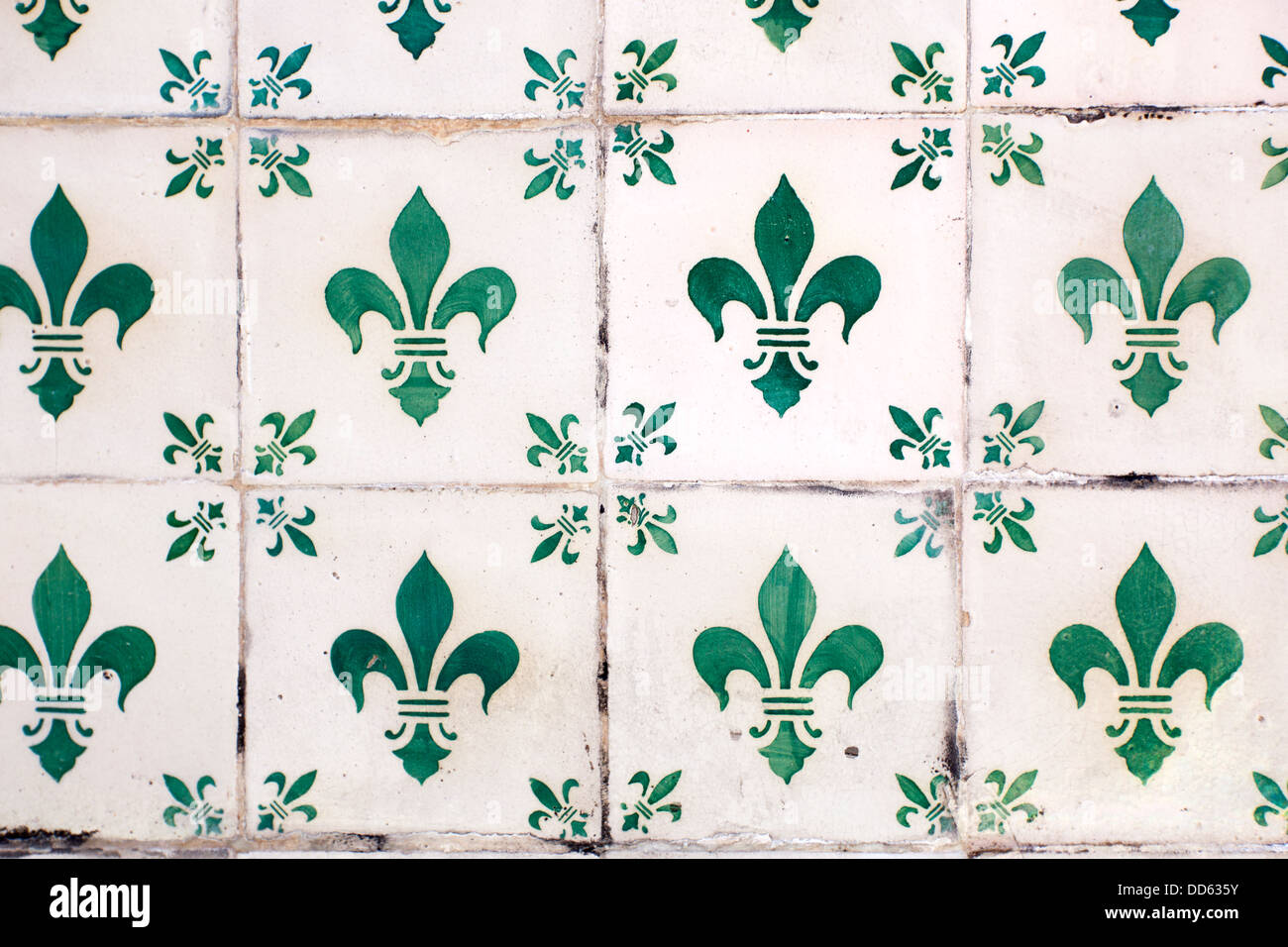Hand Painted Portuguese Ceramic Tiles, Lisbon, Portugal, Europe Stock ...