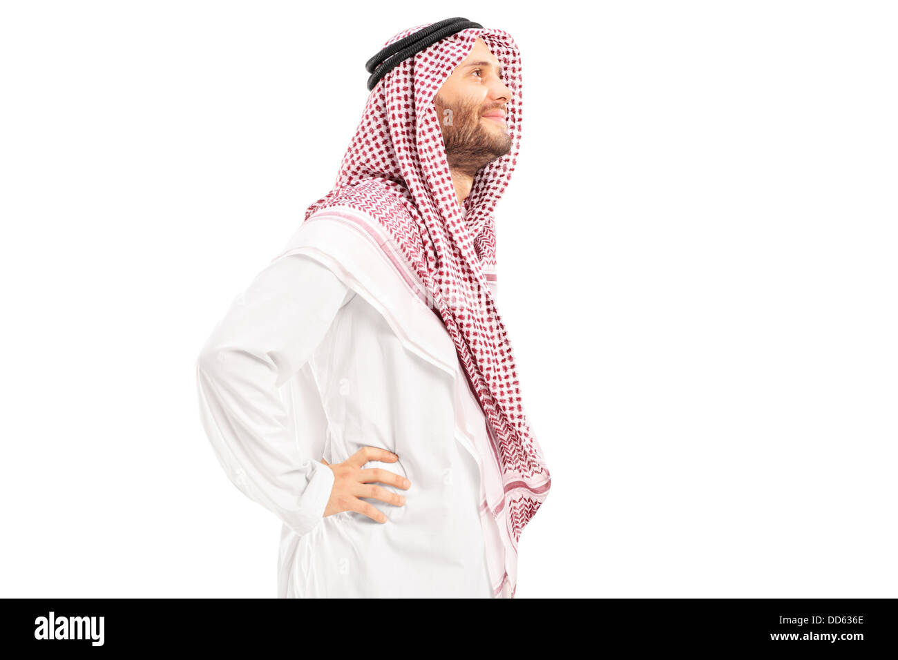 Male arab person standing Stock Photo - Alamy