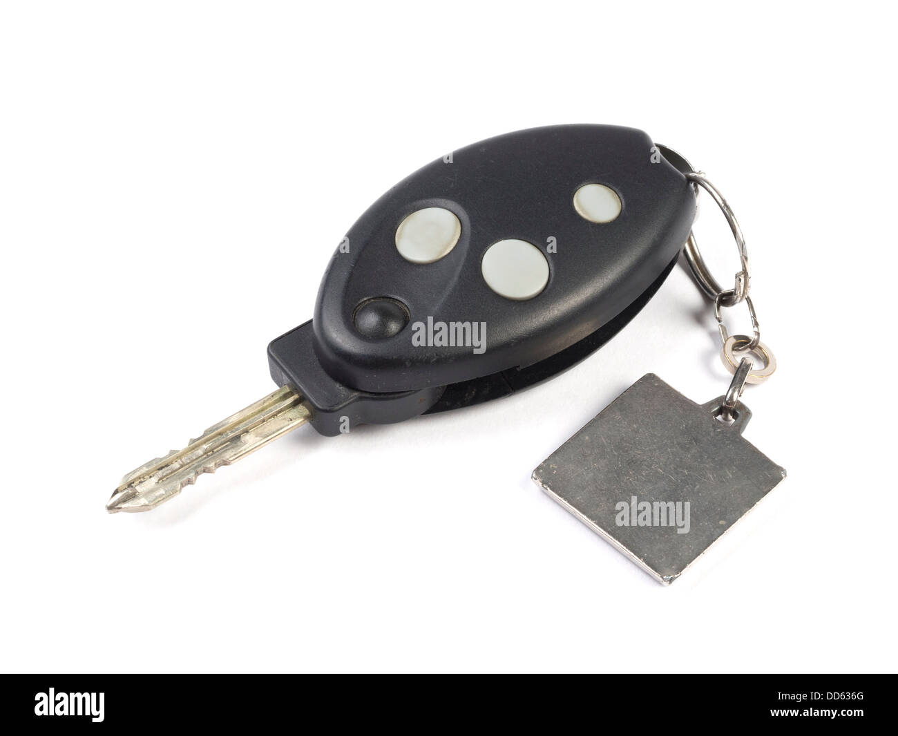 Car keys with metallic keychain Stock Photo - Alamy