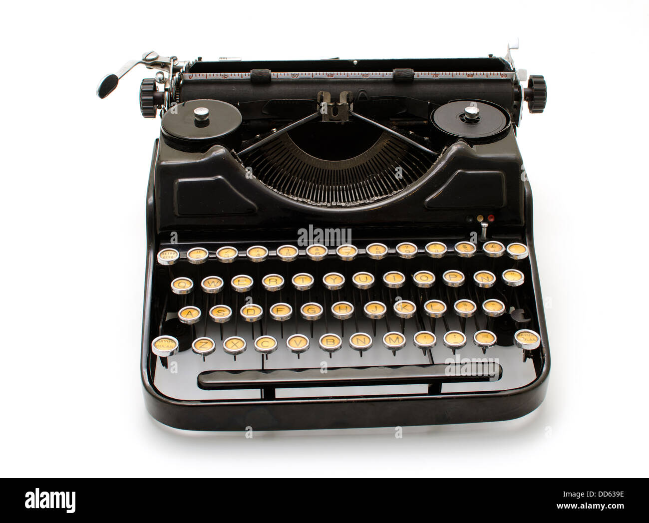 Old machine writing Stock Photo - Alamy