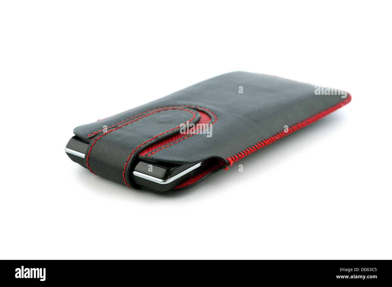 Red leather case mobile phone hi-res stock photography and images - Alamy