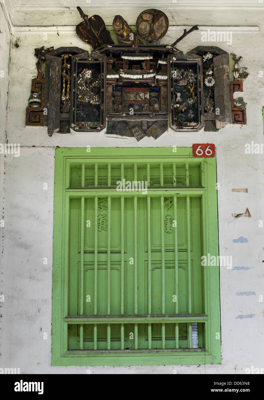 Old Colonial Window, George Town, Penang, Malaysia Stock Photo - Alamy
