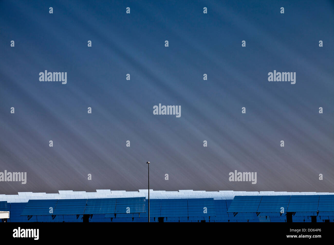 Solucar solar thermal complex near seville Spain includes the PS10 ...