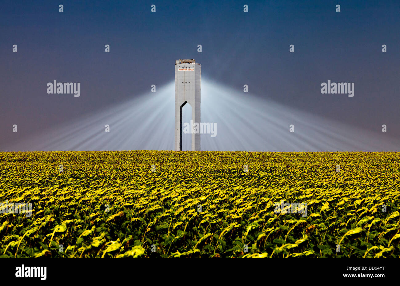 The Planta Solar 20 (PS20) THERMAL SOLAR TOWER is a solar thermal ...