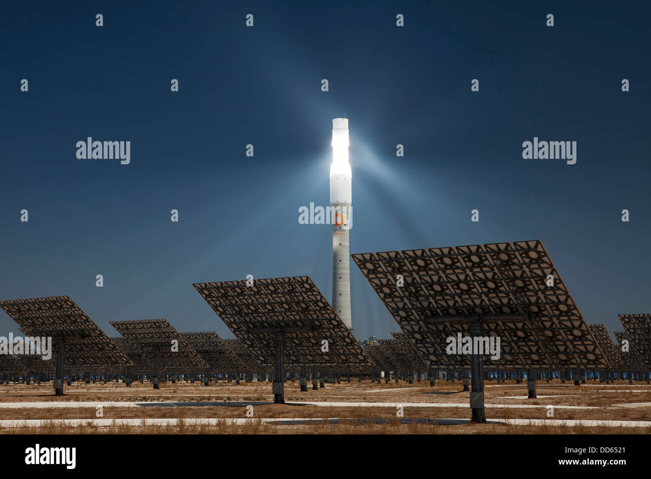 Gemasolar is a concentrated thermal solar tower plant with a molten ...