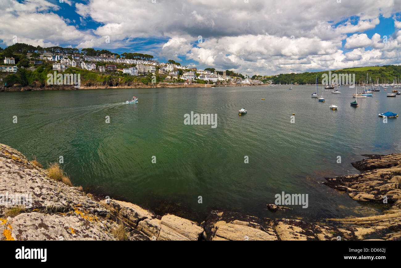Fowey waterfront panoramic hi-res stock photography and images - Alamy