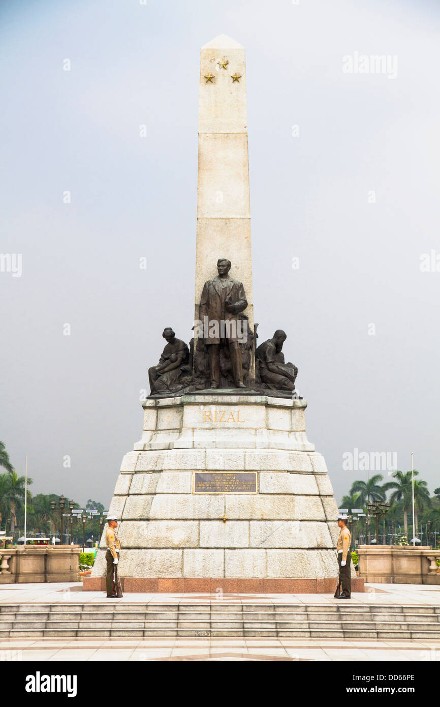 Philippines, Manila, View of Rizal Monument Stock Photo - Alamy