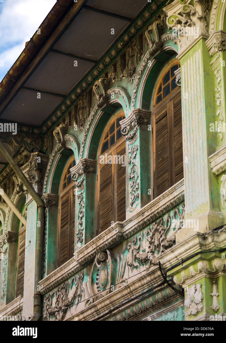 Old Colonial Window, George Town, Penang, Malaysia Stock Photo - Alamy